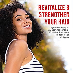 Biocare StrongEnds Moisturizing Leave-In Conditioner & Detangler Cream, Miracle Repair for All Hair Types & Hair Styles - Prevents Split Ends & Breakage, Infused with Honey & Shea Butter, 16 oz.