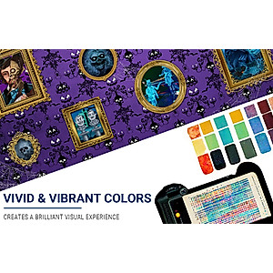 Allenjoy Halloween Purple Haunted House Photo Frame Backdrop for Magic Wall Spooky Ghost Spider Web Baby Shower Birthday Costume Party Supplies Decoration Banner Photo Booth Props Background