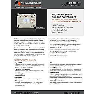 Morningstar PS-15 ProStar Solar Controller 15A