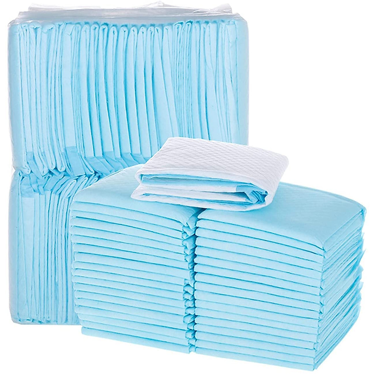 Payanwin 100 Pack Disposable Changing Pads Baby Disposable Underpads Waterproof Diaper Changing Pad Breathable Underpads Bed Table Protector Mat, 17.8 Inches x 13 Inches