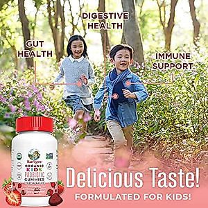 Kids Multivitamin Gummies & Kids Probiotic USDA Organic Gummies Bundle by MaryRuth's | Kids Immune Support | Kids Digestive & Gut Health Supplement