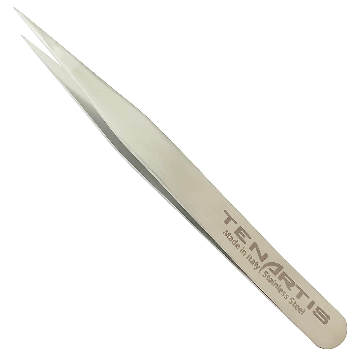Pointed Hair Tweezers Stainless Steel - Tenartis Made in Italy