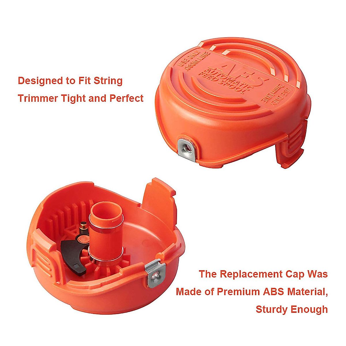 Eyoloty 90583594 Replacement Spool Cover for Black & Decker SF-080 GH3000, GH3000R, LST540, LST540B Auto-Feed Single Line(3 Pack)