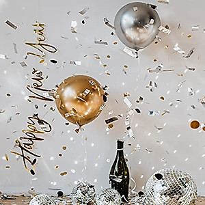 Metallic Silver Party Balloons 18 inch 10 Pack Chrome Silver Latex Birthday Balloon for Wedding Engagement Baby Shower Graduation Anniversary Party Decorations