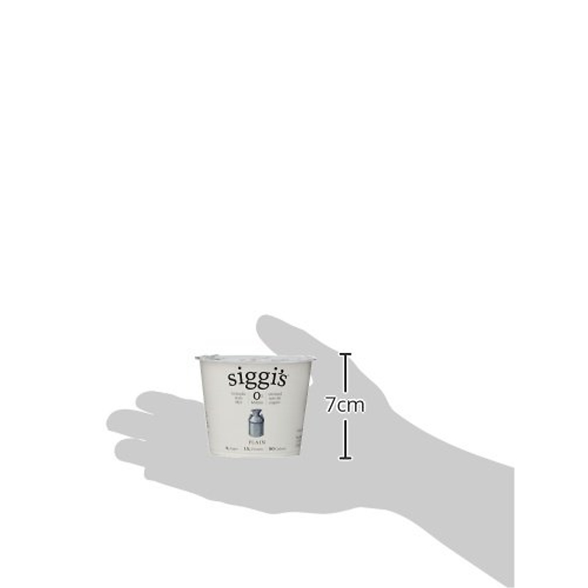 siggi's Icelandic Strained Nonfat Yogurt, Plain, 5.3 oz. Single Serve Cup – Thick, Protein-Rich Yogurt Snack