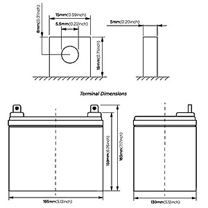 BatteryGuy Jazzy Elite ES Portable Replacement 12V 35Ah Battery - BatteryGuy Brand Equivalent (Qty of 2)