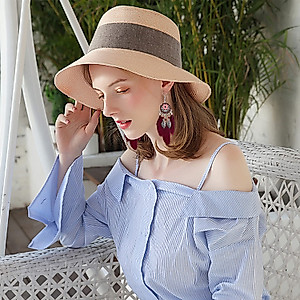 12 Pairs Feather Earrings Women Vintage Bohemian Earrings Long Drop Dangle Earrings Set With Dream Catcher Design