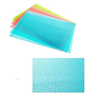 Multifunction Refrigerator Mats,1pc Washable Non Slip Fridge Mats Liners,Waterproof Adjustable Fridge Mats for Freezer Cupboard Drawers