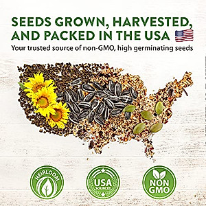 Sunflower Seeds for Planting Outside | 8 Variety Pack | Perennial Flower Seed for Your Sunflower Garden - Plant Mexican, Lemon Queen, Autumn Beauty | Dwarfs: Sunspot, Velvet Queen & More