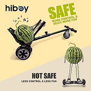 Hiboy HC-01 Hoverboard Kart Seat Attachment Accessory for 6.5" 8" 10" Two Wheel Self Balancing Scooter