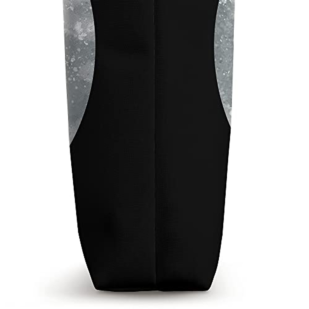 Halloween Cat and Moon: Grumpy Black Kitten In Bat Costume Tote Bag