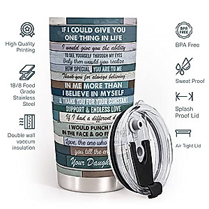 Macorner Gifts Set For Mom & Dad - Stainless Steel Tumbler 20oz For Parents From Daughter - Fathers Day Gift For Dad Mothers Day Gifts For Mom From Daughter - Christmas Gifts For Parents From Daughter