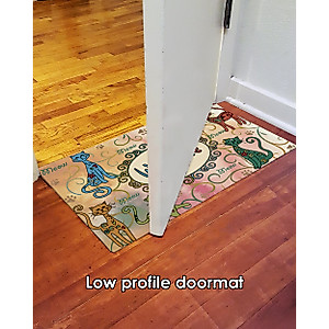 Toland Home Garden 800084 Meow Welcome Cat Door Mat 18x30 Inch Outdoor Doormat for Entryway Indoor Entrance