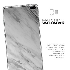 DesignSkinz Slate Marble Surface V10 Protective Vinyl Decal Wrap Skin Cover Compatible with The Samsung Galaxy S20 (Screen Trim & Back Glass Skin)