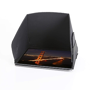 Collapsible Molded iPad Pro 11" Sun Shade and Privacy Hood - Compatible With iPad 11 Inch - Case Travel Cover - Sun Shield Protector Monitor Hood - MADE IN USA