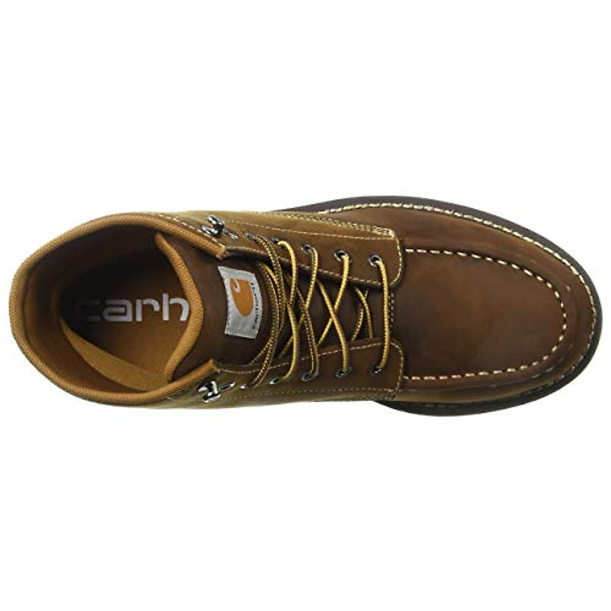 Carhartt womens 6 Inch Waterproof Wedge Steel Toe Work Boot, Brown Oil Tanned, 11.5 US