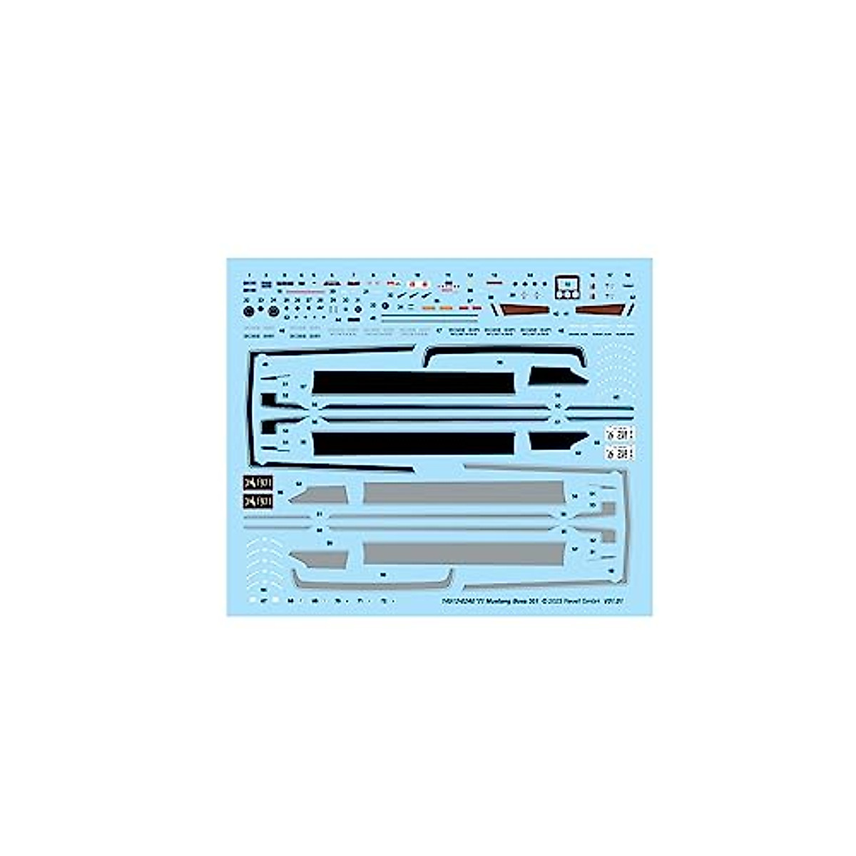 Revell 14512 1971 Ford Mustnag Boss 351 1:25 Scale 129-Piece Skill Level 4 Model Car Building Kit