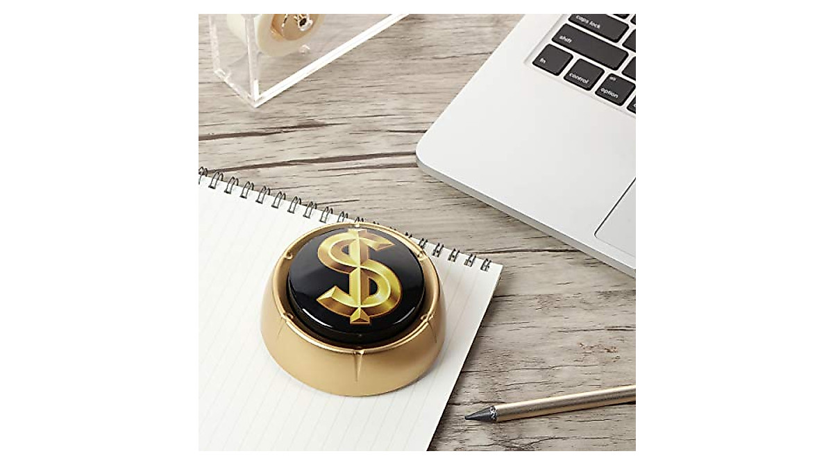 Loud Cash Register Sound Button | Fun Office Desk Item