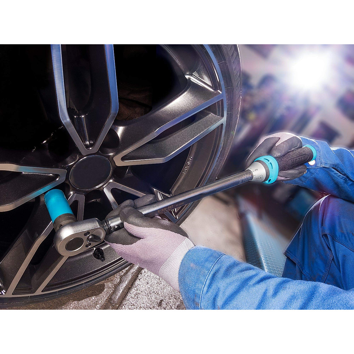 Hazet 5122-3CT Torque Wrench 12.5 mm (1/2 Inch) 40-200 Nm Made in Germany