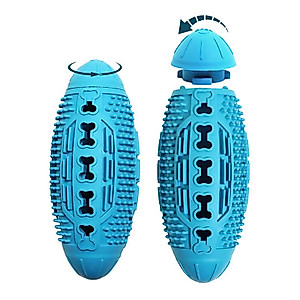 Midas Pet Shop Natural Rubber Dog Toy for All Breed Aggressive Chewer Nearly Indestructible Dog Chew Toys Dog Birthday Toy Dog Toothbrush Interactive Tough Durable Dog Ball Dog Football (Green)