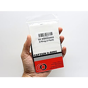 Captain O-Ring - Replacement WS02X22023 O-Rings for GE GXWH50M, GXWH70M00 Water Filter Housing (3 Pack)