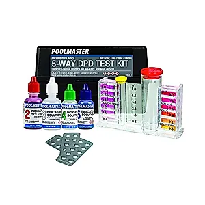 Poolmaster 22272 5-Way Test Kit with DPD Tablets and Case - Premier Collection