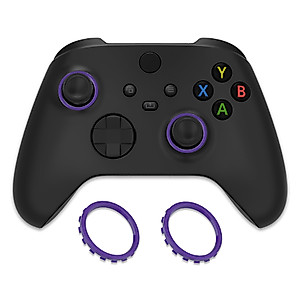 eXtremeRate Replacement Accent Rings for Xbox Elite Series 2 Core | for Elite Series 2 | for Xbox One Elite | for eXtremeRate ASR Version Shell for Xbox Series X/S Controller - Purple