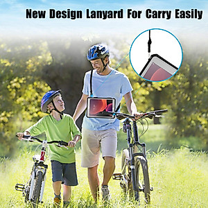 ipad 10.2 Waterproof Case 2021/2020/2019,ACase iPad 7th/iPad 8th/iPad 9th Generation IP68 Waterproof ipad 10.2 Cover with Strap Stand Pencil Holde Built-in Screen Protector Rugged Shockproof Case