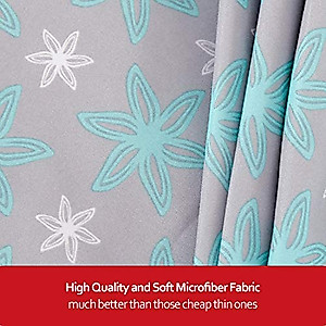 Pack and Play Sheets, 2 Pack Compatible with Graco Pack n Play/Mini Crib,100% Soft and Breathable Microfiber, Planet & Flower