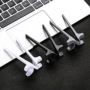 6Pcs Finger Chopsticks for Gamers Potato Chip Grabber Office Snacking Tools Finger Snack Clips for Gamers (4-Color)