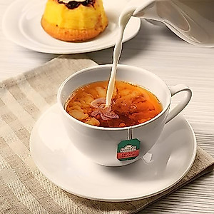 Ahmad Tea Black Tea, English Breakfast Teabags individually wrapped in foil, 100 ct - Caffeinated & Sugar-Free