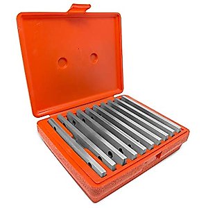 WEN 10380 20-Piece Precision-Ground 1/8-Inch Parallel Sets with Case