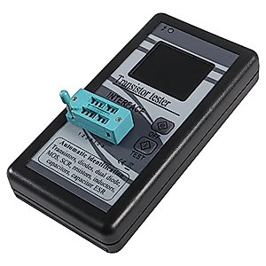 AITIAO Transistor Tester,Mosfet Transistor Capacitor Tester,Mega328 NPN PNP Transistor Diode Resistor Inductor Capacitance MOS SCR ESR Meter Automatic Checker Detector