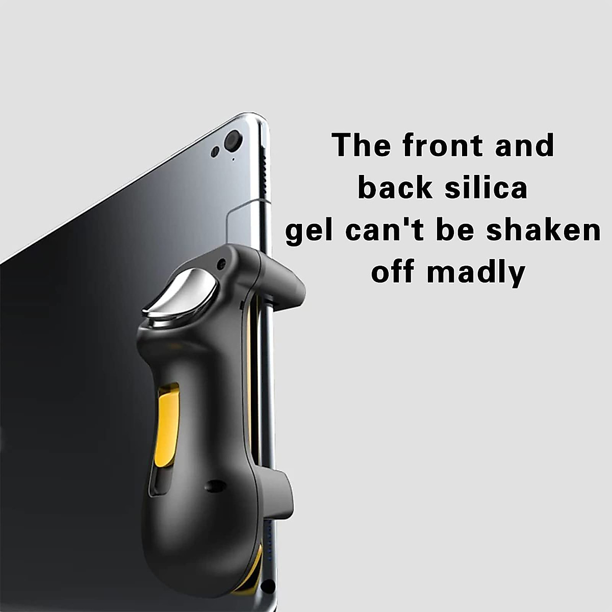 VLUOO Game Trigger Joystick for Tablet, Adults Kids Universal Tablet Game Triggers for IPad, Variable Frequency Tablet Controller for Games