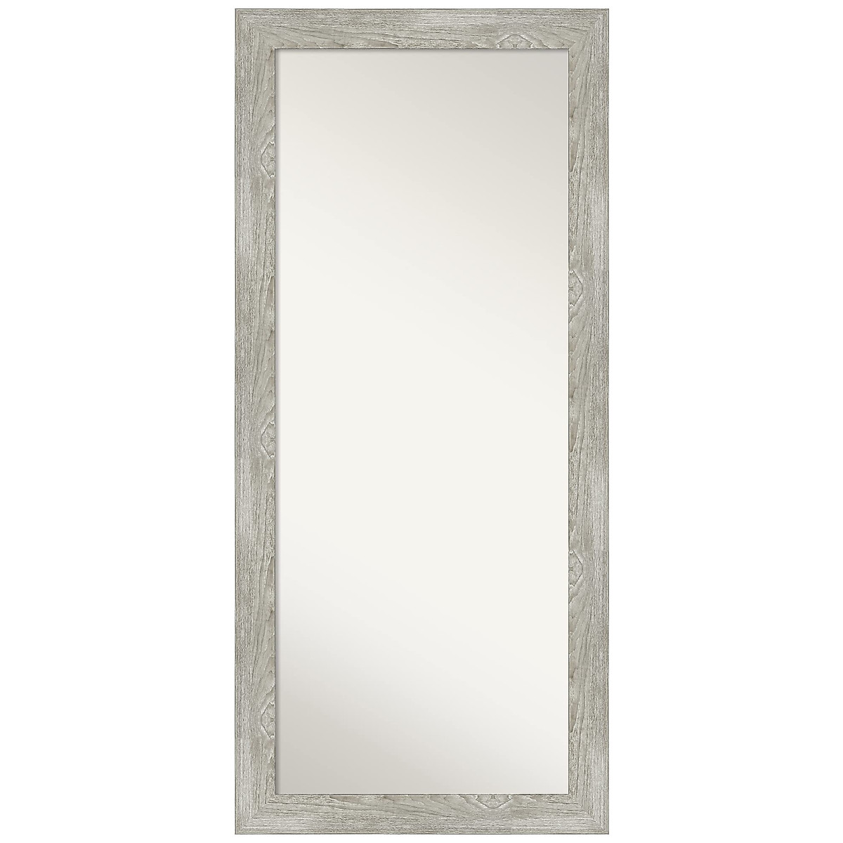 Amanti Art Grey Full Length Mirror, 66x30 Dove Greywash Tall Free Standing Body Wall Mirror Full Length for Dressing, Rustic Farmhouse Frame, Lean on Floor or Hang, Wall Decor from WI, USA