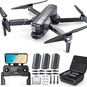 Ruko F11GIM2 Drone with Camera for Adults 4K, 3-Axis Gimbal+EIS, 9800ft Long Range, 84 Min Flight Time, 3 Batteries, GPS Auto Return Home, Follow Me, Waypoint, Point of Interest