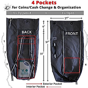 Backpackio Laundry Backpack Duffle | XL Heavy Duty Laundry Bag | Military Style