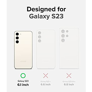 Ringke Onyx [Feels Good in The Hand] Compatible with Samsung Galaxy S23 Case, Anti-Fingerprint Technology Prevents Oily Smudges Non-Slip Enhanced Grip Precise Cutouts for Camera - Black