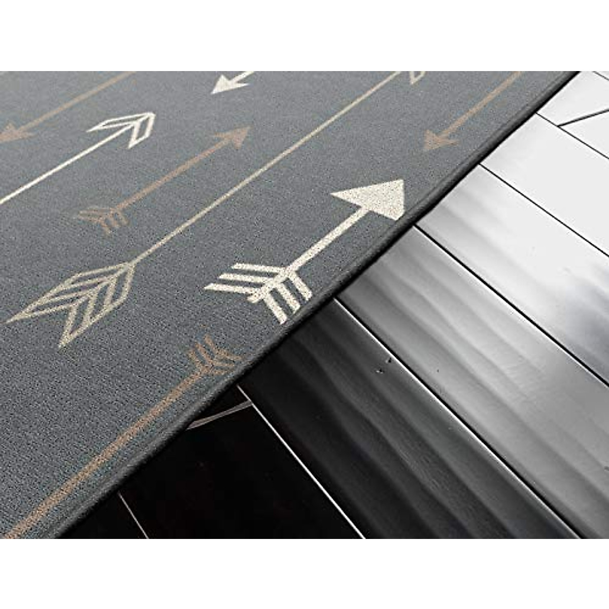 Brumlow Mills Bohemian Arrows Decorative Archery Gray Area Rug for Living Room Decor, Bedroom Carpet, Dining, Kitchen Rugs or Front Door Mat, 2'6" x 3'10"