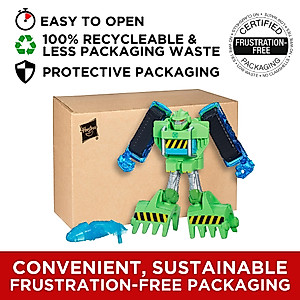 Transformers Playskool Heroes Rescue Bots Energize Boulder The Construction-Bot Converting Toy Robot Action Figure, Toys for Kids Ages 3 and Up (Amazon Exclusive)
