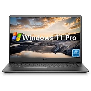 Dell Inspiron 3000 Business Laptop, 15.6 HD Display, Intel Celeron N4020 Processor, Windows 11 Pro, 16GB RAM, 1TB HDD, Intel UHD Graphics, WiFi, HDMI, Webcam, Bluetooth, SD Card Reader, Black