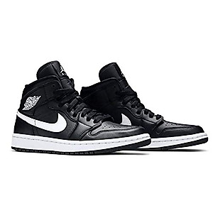 Nike Air Jordan 1 Mid Black White (BQ6472 011) Size 12W, 10.5M