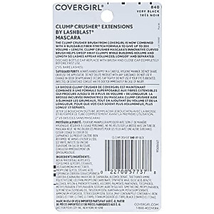 COVERGIRL Clump Crusher Extensions LashBlast Mascara, Very Black, 0.44 Fl Oz (Pack of 1)