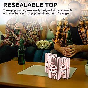 MT Products Popcorn Boxes for Party - 0.74 oz. (Pack of 50) - #1 Popcorn Buckets With Close Top - Great for Movie Theater, Circuses, and Stadium