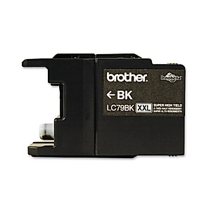 Brother Printer LC-79BK Super High Yield (XXL) Cartridge Ink - Retail Packaging-Black