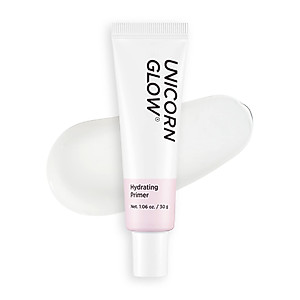 UNICORN GLOW Hydrating Primer - Makeup Grip Gel Primer Hydrating face primer, Pore blurring smoothing Long lasting make up Vegan Cruelty-Free [2023 Updated Package is White]