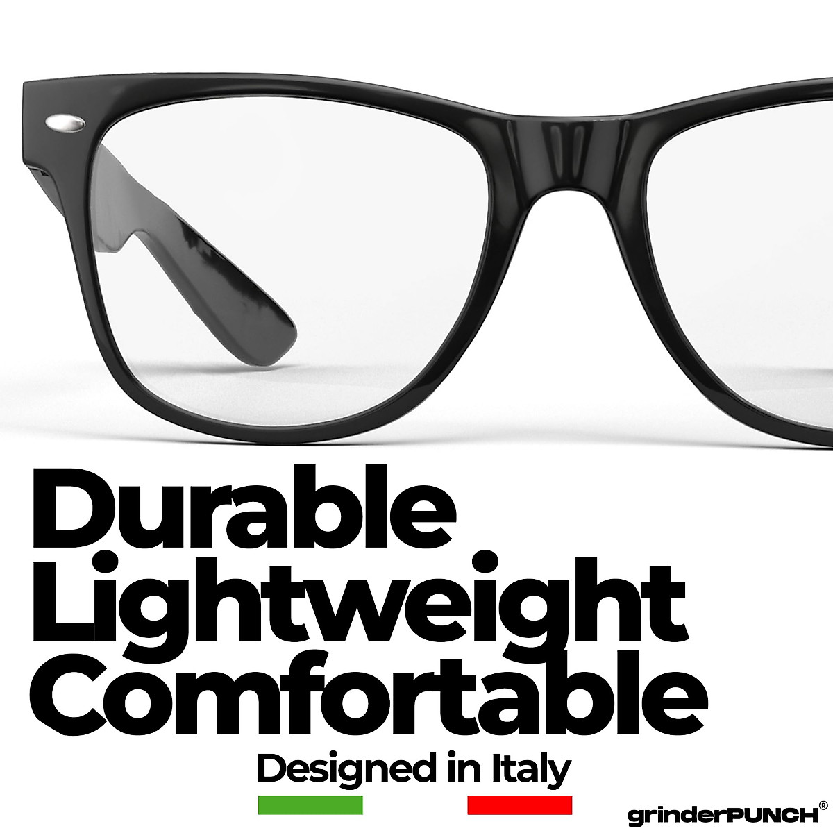 grinderPUNCH High Magnification Power Readers Reading Glasses 1.00-6.01