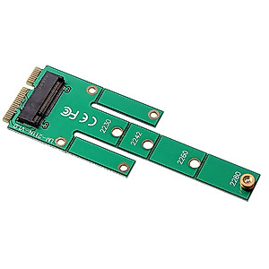 balikha Mini Pcie MSATA SSD to M.2 NGFF B&M Key SSD Adapter Card for Motherboard/PC