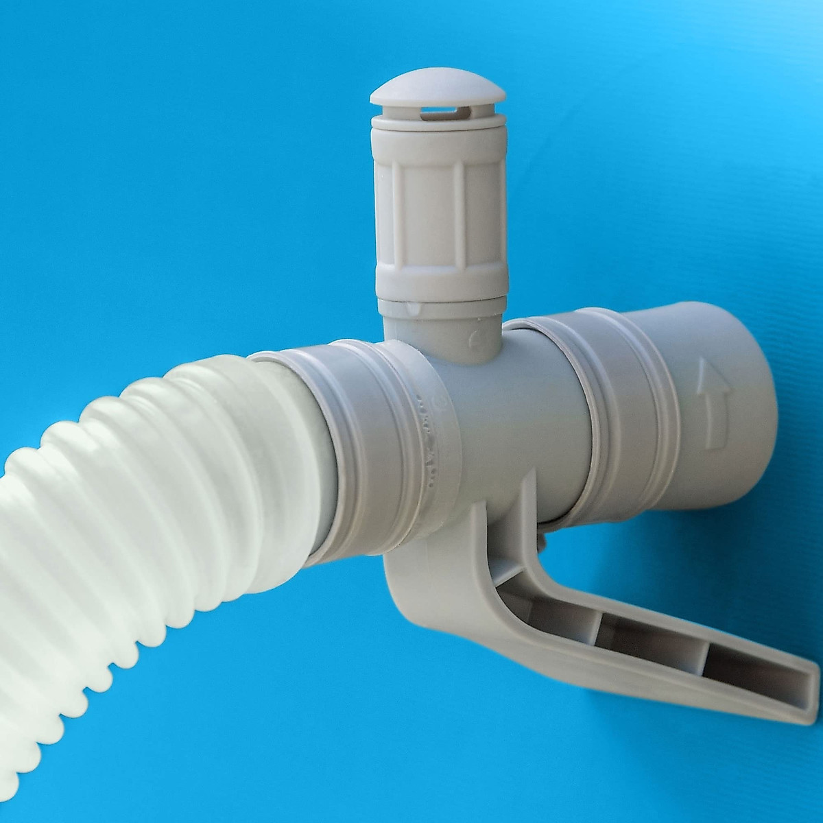 Intex Easy Set 15' x 42" Round Inflatable Outdoor Above Ground Swimming Pool Set with 1000 GPH Filter Pump, Ladder, Ground Cloth, and Pool Cover