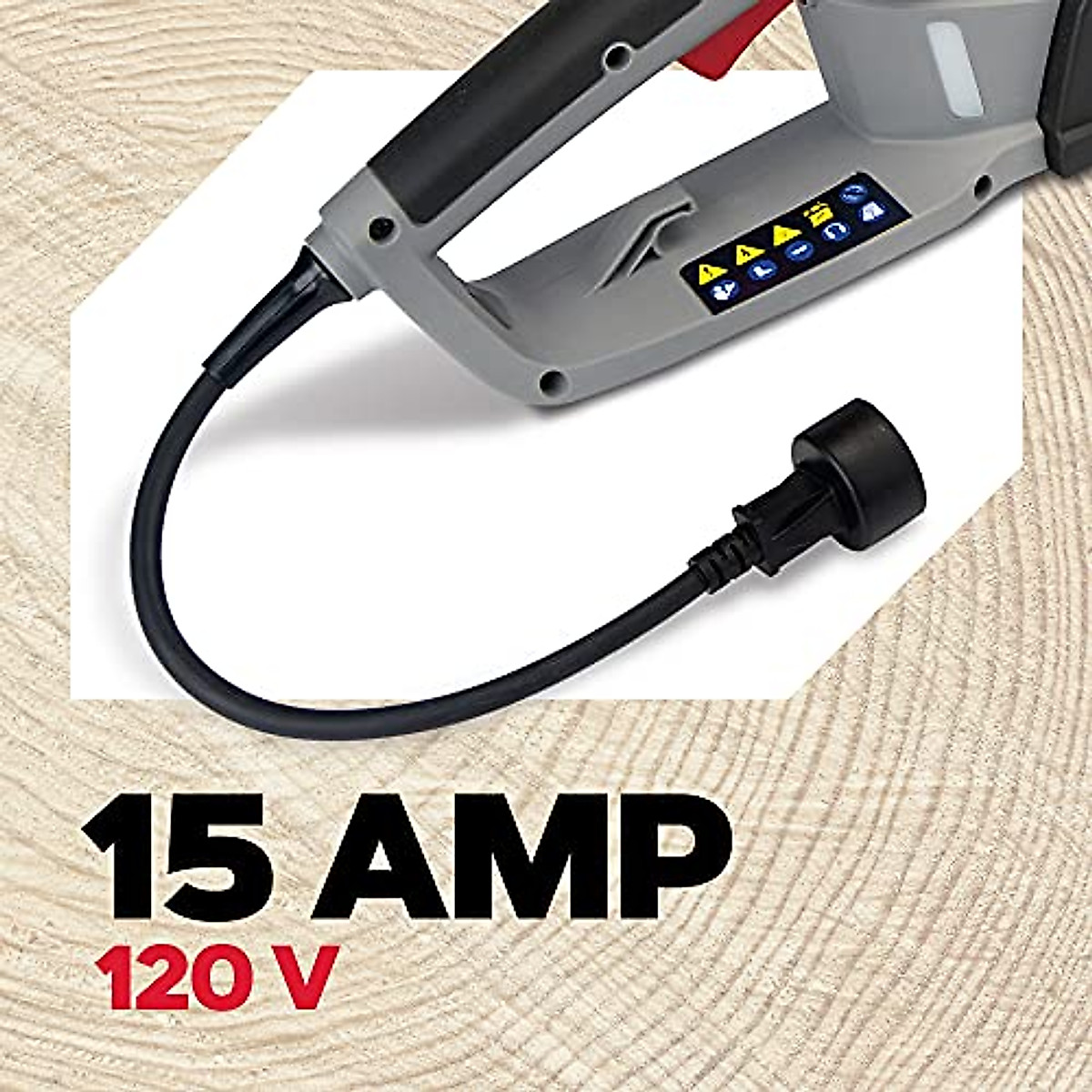 Oregon CS1500 18-inch 15 Amp Self-Sharpening Corded Electric Chainsaw, with Integrated Self-Sharpening System (PowerSharp), 2-Year Warranty, 120V